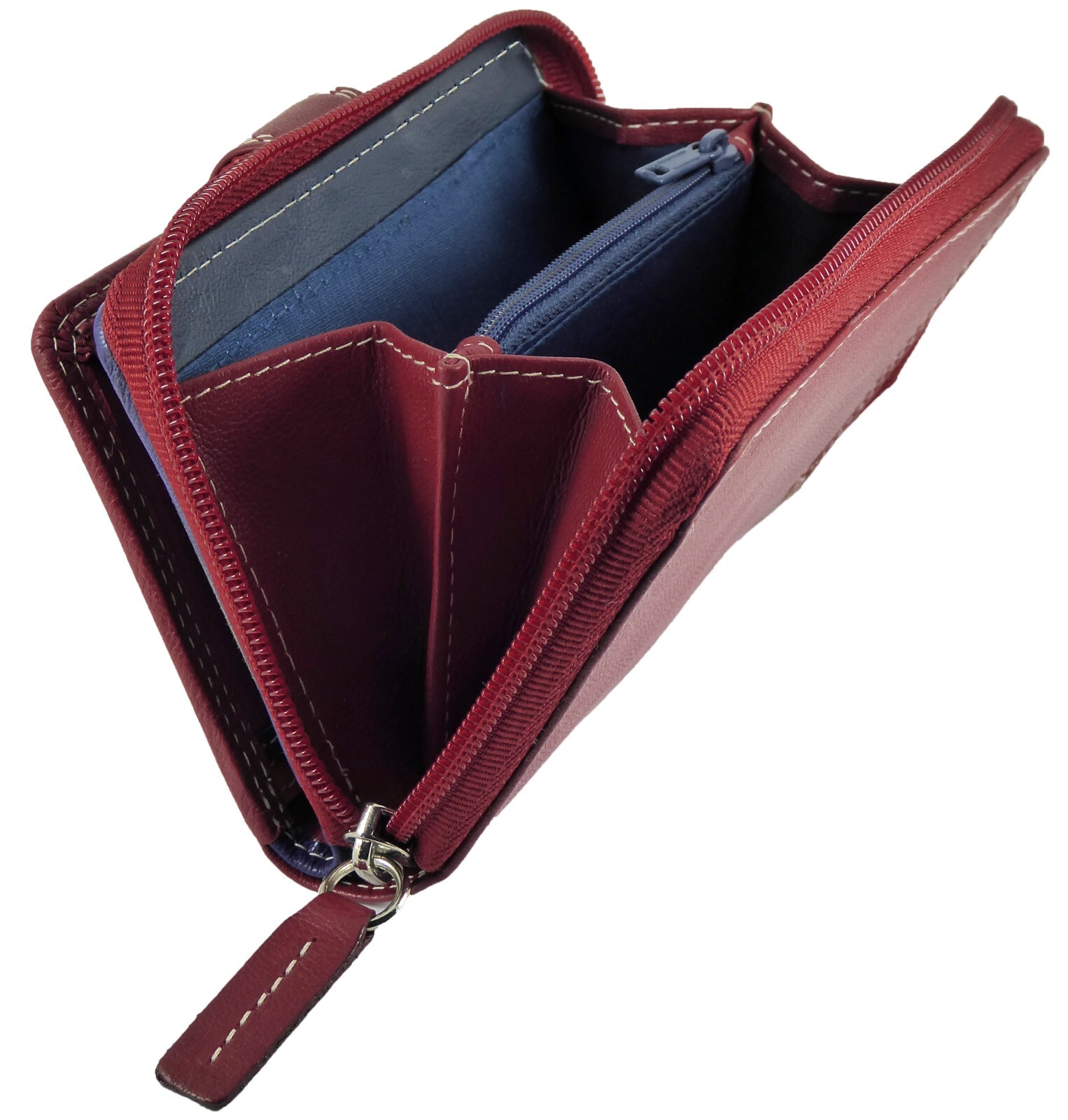 Womens Multicoloured RFID Coin Purse - 9 Card Slots - Real Leather ...