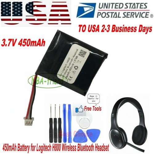 450mAh 1.67Wh Rechargeable battery for Logitech H800 Wireless Bluetooth ...