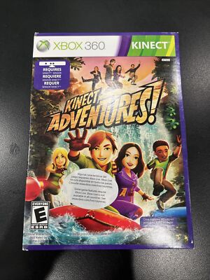 Kinect Adventures Microsoft Xbox 360 Video Game New Sealed ...