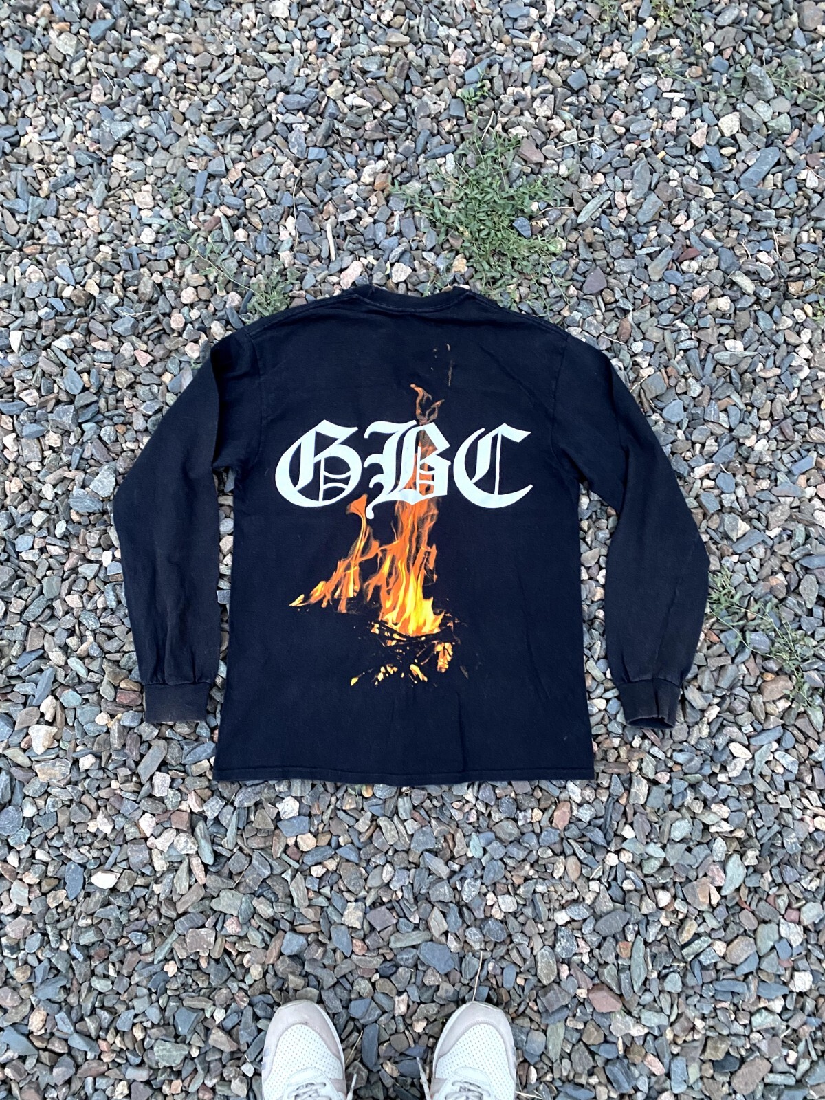RARE LIL PEEP GBC FLAME LOGO LONGSLEEVE - Gem