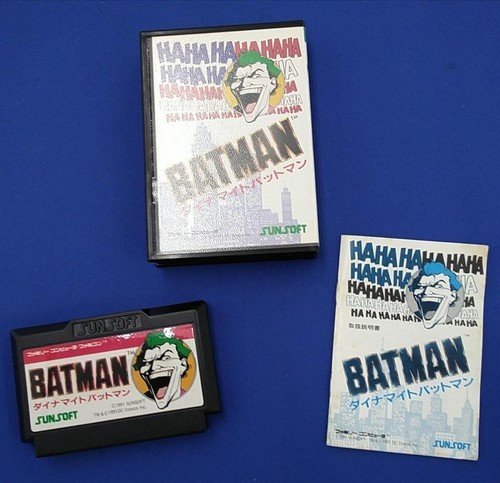 Sunsoft Dynamite Batman Famicom Game Cartridge Tested | eBay