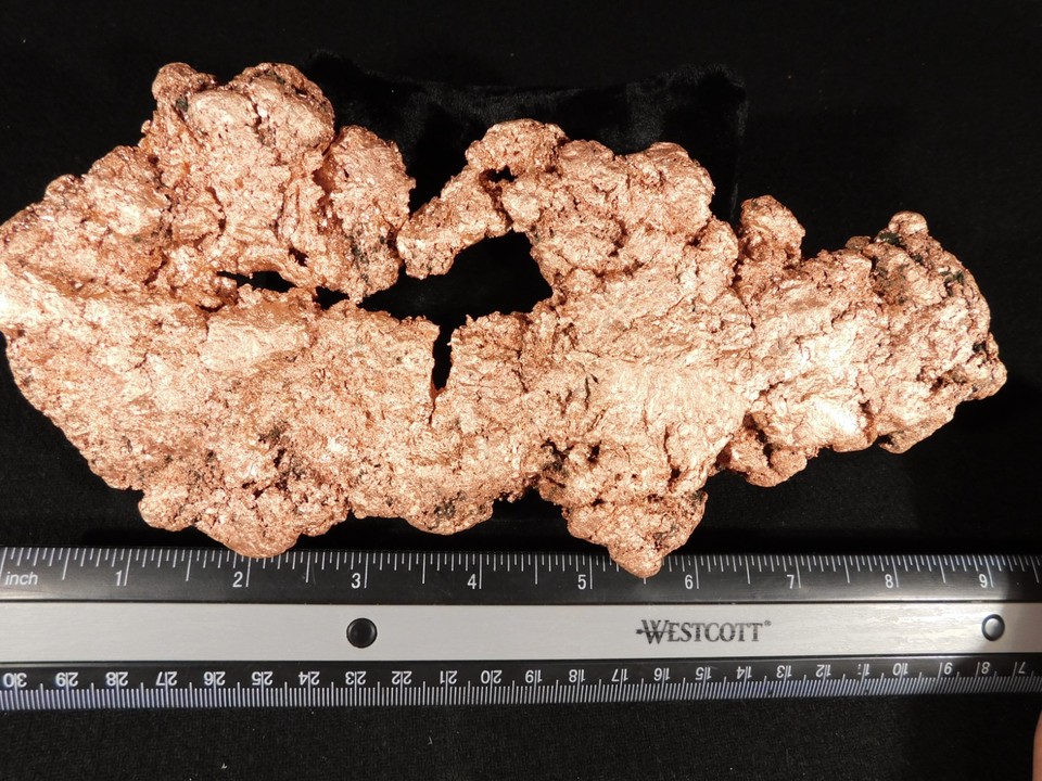 GIANT! Solid COPPER Nugget or Native Copper Float 100% Natural Michigan ...
