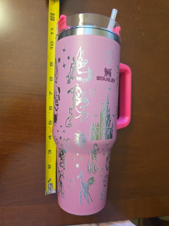 Stanley Pink Disney Tumbler With Characters | eBay UK
