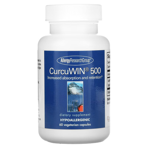 2 X Allergy Research Group, CurcuWin 500, 60 Vegetarian Capsules ...