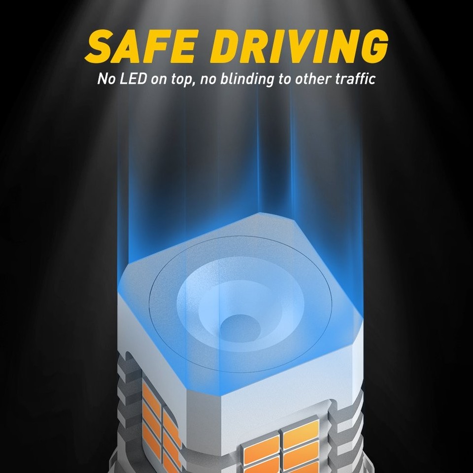 AUXITO 1156 1095 LED Turn Signal Light Bulbs Conversion Kit CANbus ...