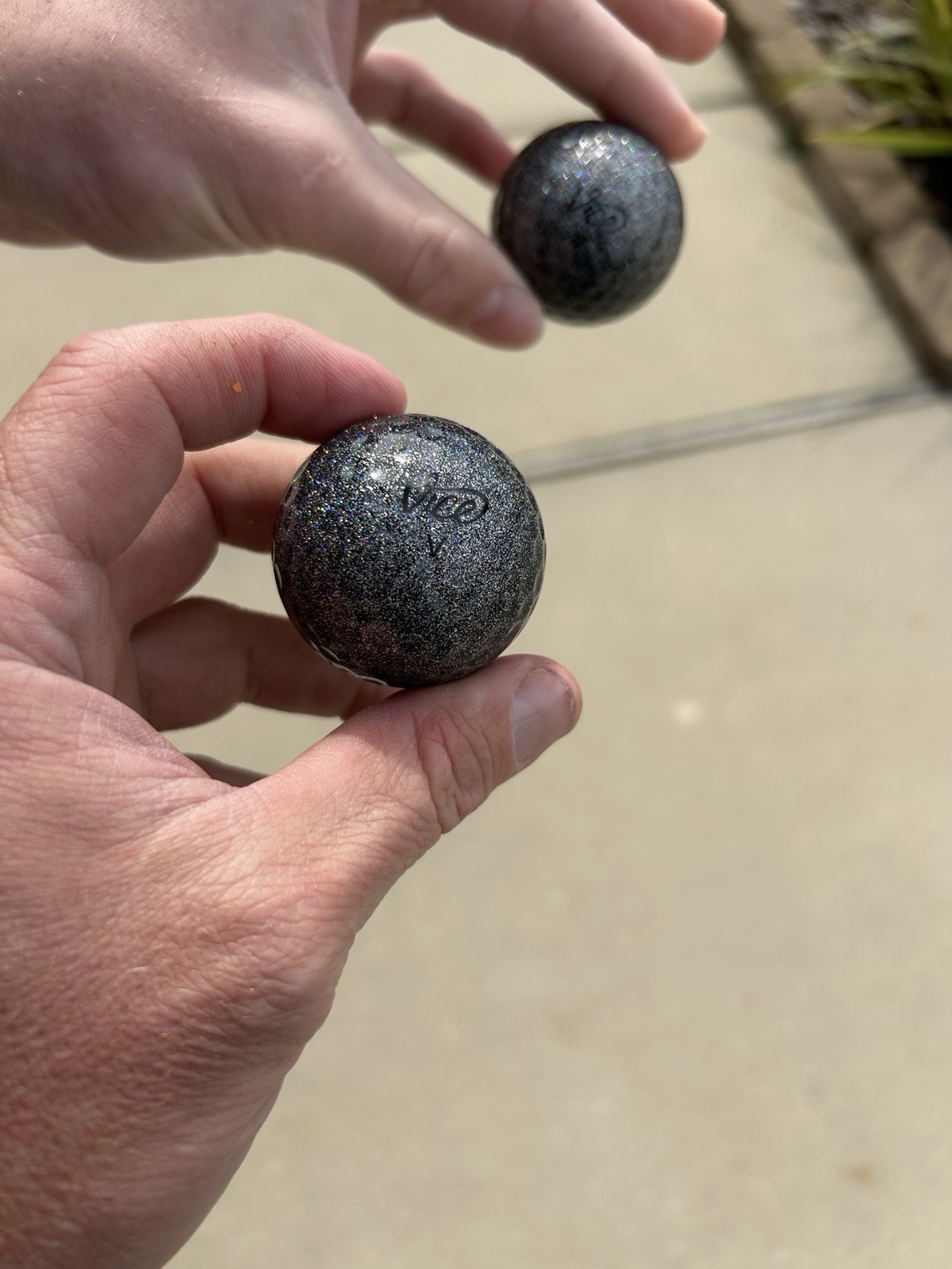 Vice Moon Rock Tour Preferred Golf Balls 3-piece Black Multicolor 12 ...