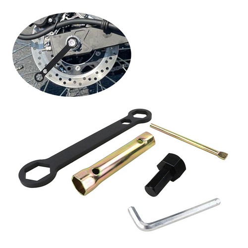 Front Spindle Supplemental Tool Kit Axle Wrench Fit For KAWASAKI KLR650 ...