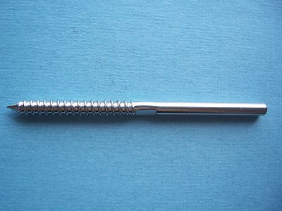 Type 316 Stainless Steel Lag Stud Swage Cable Railing - for 1/8" Cable ...