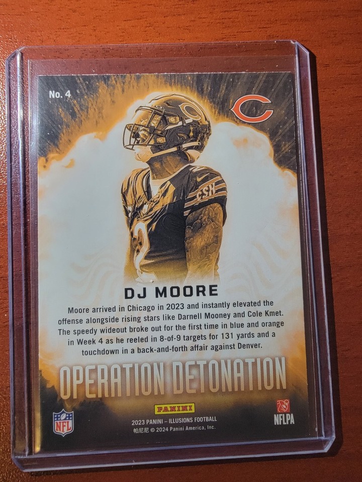 2023 Panini Illusions - Operation Detonation #4 D.J. Moore | eBay