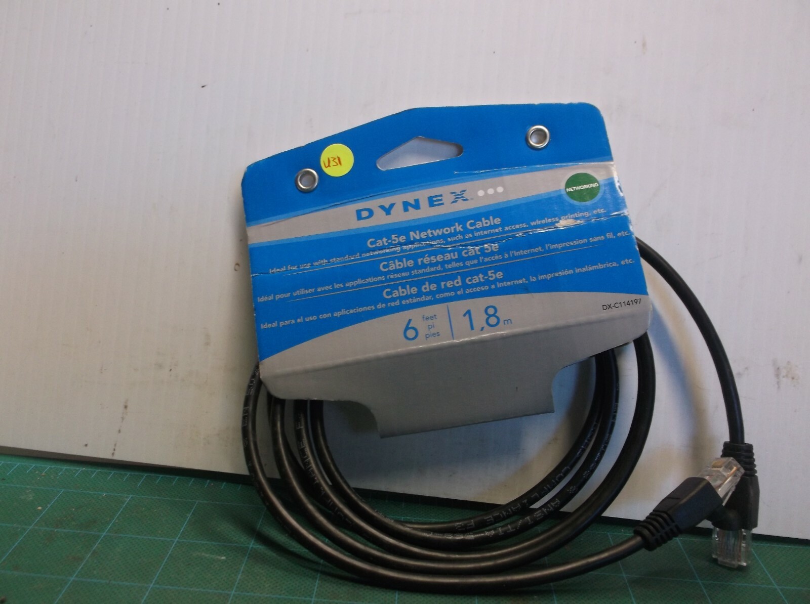 Dynex DX-C114197 Network Cable RJ-45 (M) 1.8 m CAT 5e 6 ft | eBay