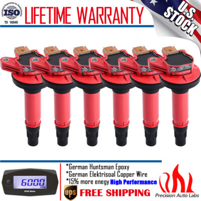 6 Pack Ignition Coil For Ford F-150 Explorer Lincoln Ecoboost 3.5L ...