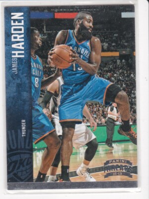 2012-13 Panini Threads #100 James Harden Silver 45/99 Oklahoma City ...