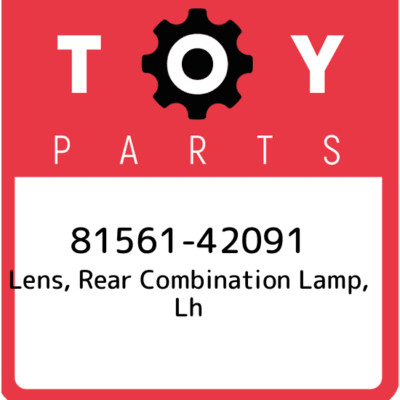 81561-42091 Toyota Lens, rear combination lamp, lh 8156142091, New ...