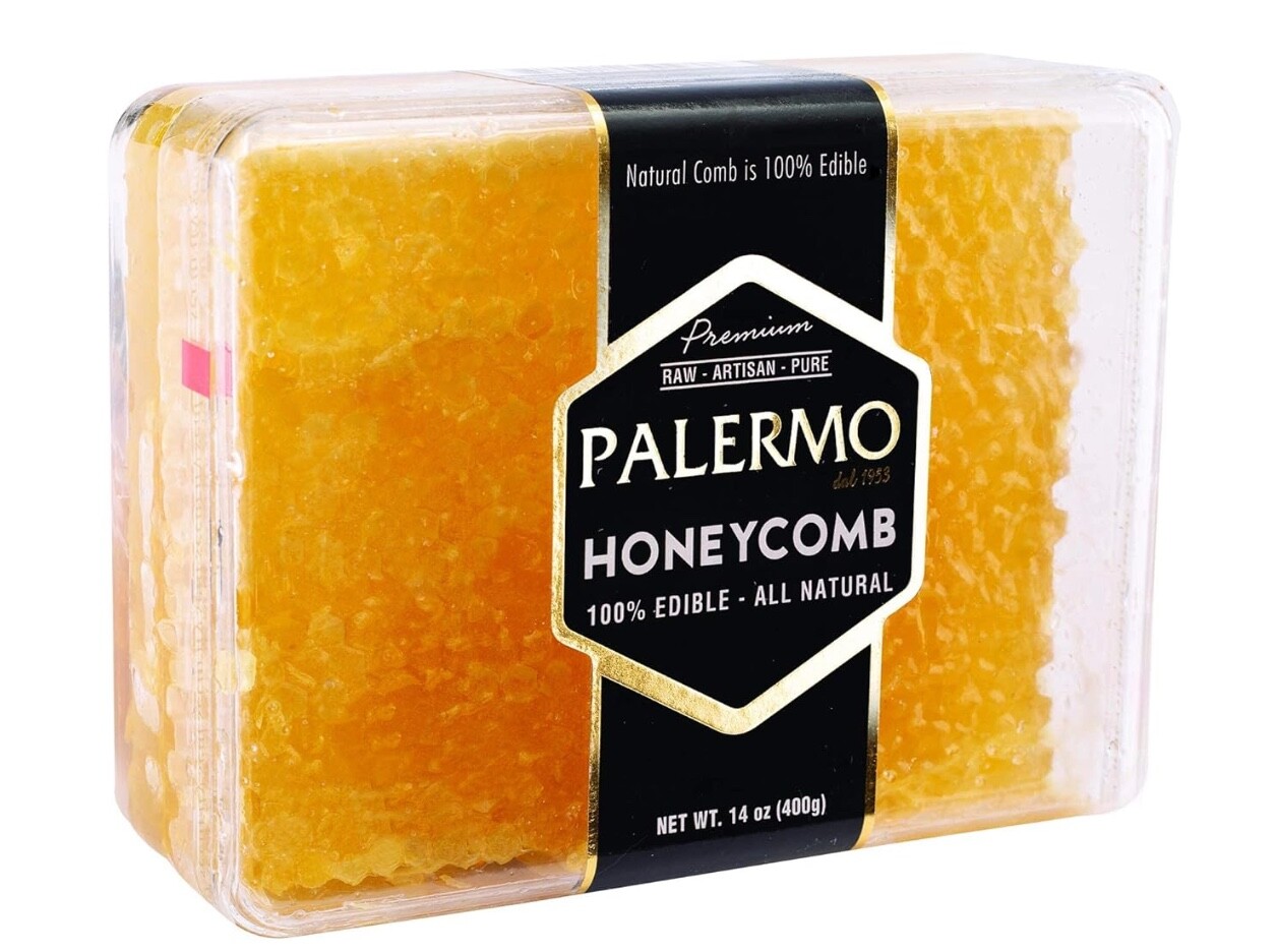 (Pack of 3) 100% Pure Bee Edible Honey Comb PAPA PALERMO All Natural ...