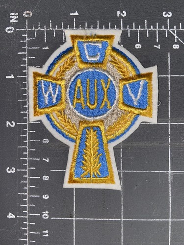 Vintage CWV AUX Catholic War Veterans Patch & Auxiliary US Armed Forces ...