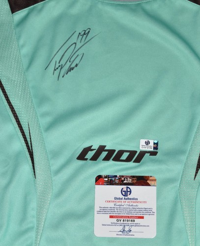 TRAVIS PASTRANA SIGNED THOR CORE JERSEY-XL KEN ROCZEN ,ELI TOMAC-GLOBAL ...