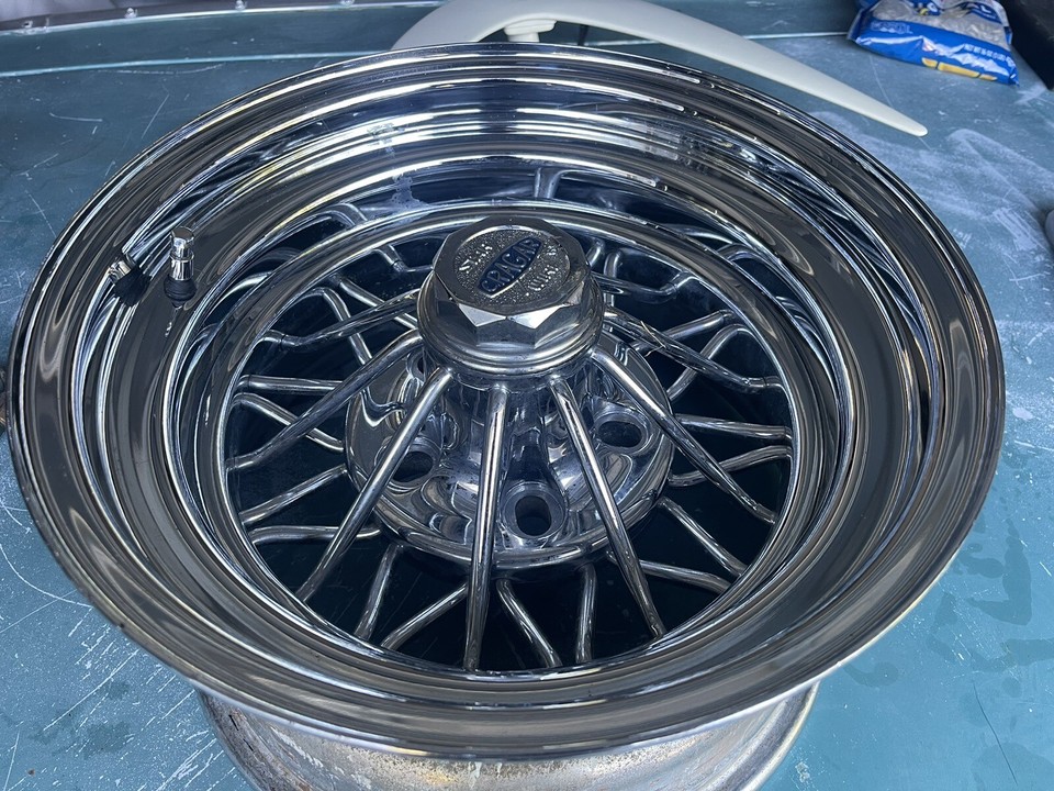 One Cragar Star Wire 30-Spoke Wheel 15x8 RWD New Vintage | eBay