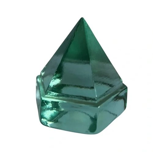 Vintage Ship Deck Prism Light Green Glass Nautical Pyramid Paperweight ...