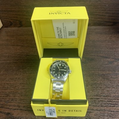 Invicta Pro Diver Automatic Watch 40mm Stainless Steel Mens 200M Model ...