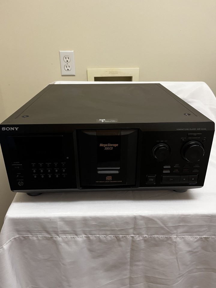 Sony CDP-CX355 Mega Storage Compact Disc Changer 300 Disc CD Changer ...