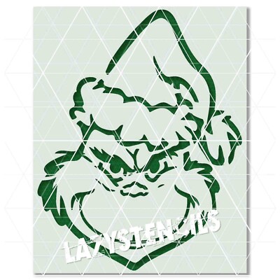 Grinch stencil - Reusable & Durable Merry Christmas Tree Santa Claus ...