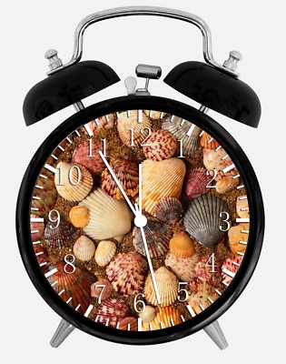 Sea Shells Alarm Desk Clock 3.75" Home or Office Decor W157 Nice Gift ...