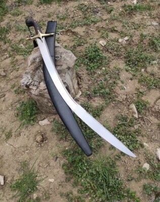 Islamic custom handmade ottoman sword With Scabbard, Arabian Swords, D2 ...