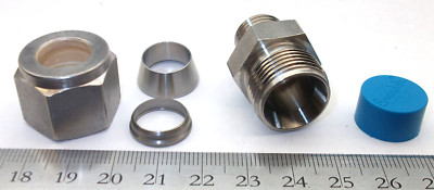 Swagelok SS-810-1-6ST Fitting 1/2" Tube OD X 9/16-18 Male SAE/MS ...