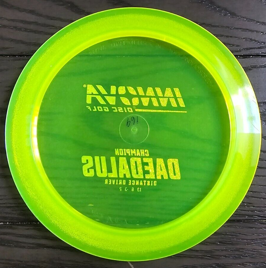 INNOVA DISC GOLF CHAMPION DAEDALUS DISTANCE DRIVER 169g Yellow w ...