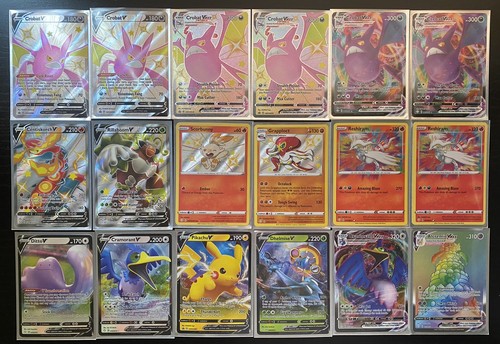 Pokemon Shining Fates Card Lot (Shiny VMAX, Shiny V, Shiny Vault etc ...