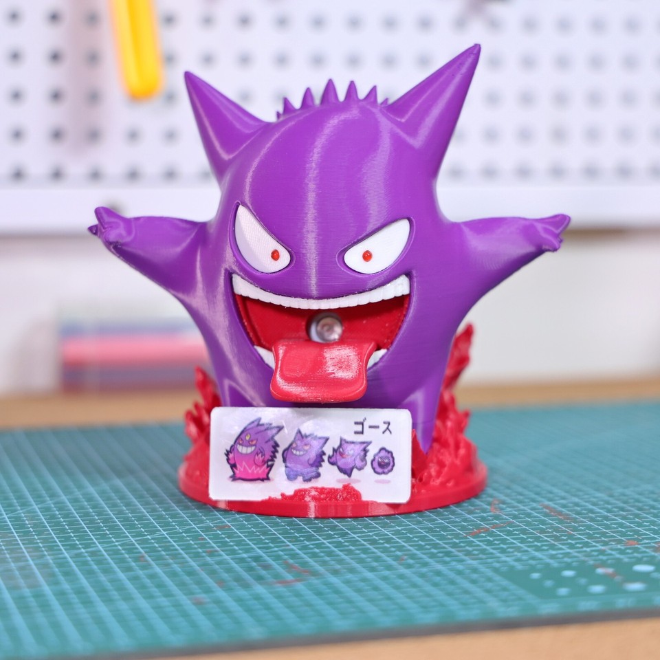 Gastly 3D Printed Pokemon Luminous New Ver Humidifier Cool Desk Decor ...