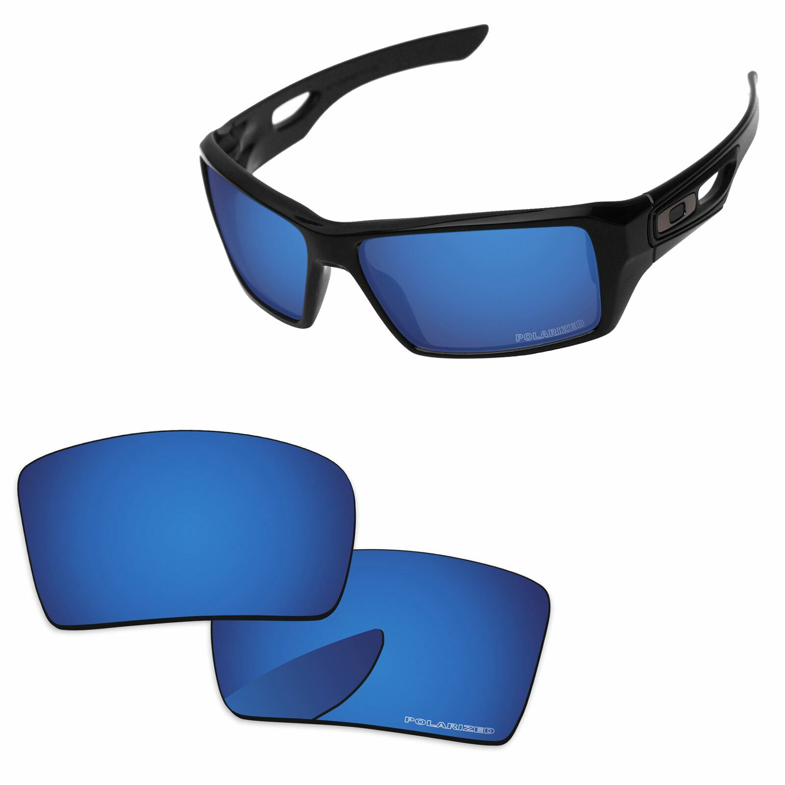 PapaViva POLARIZED ETCHED Replacement Lenses For-Oakley Eyepatch 2 ...