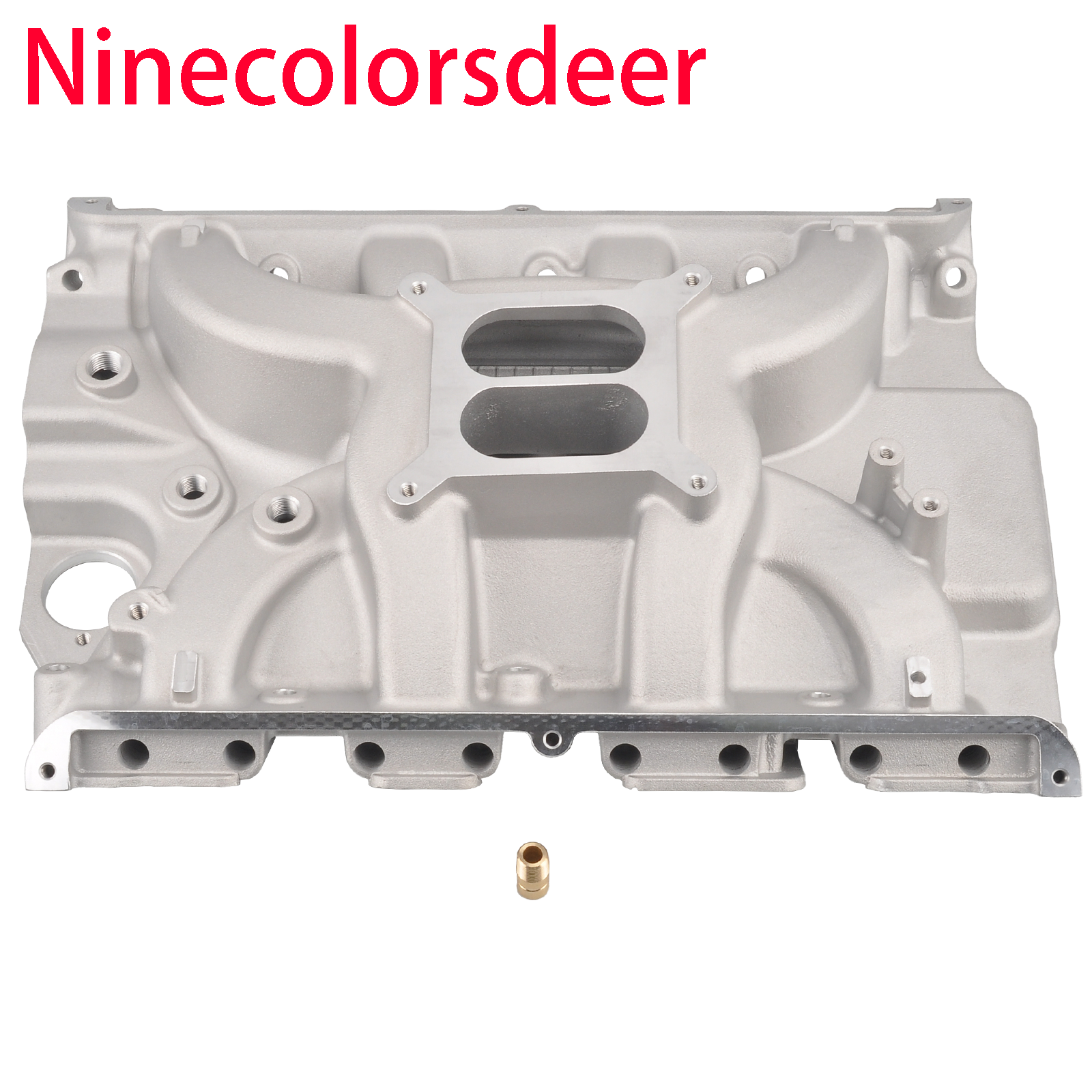 Ford FE Intake Manifold 390 406 410 427 428 Aluminum Dual Plane Satin ...
