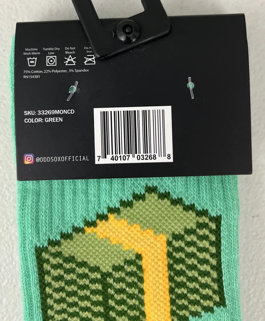 NWT ODD SOX Pixel Cash Money Stack Crew Style Socks Size: 8-12 | eBay