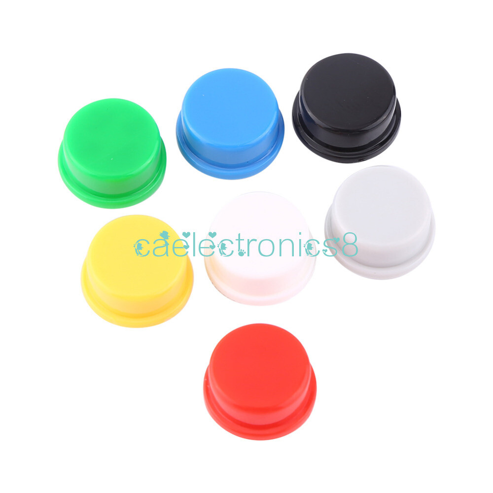 140PCS Round Tactile Button Cap Kits 9.58*5.1mm for 12*12*7.3mm Tact ...