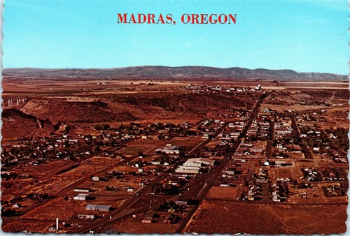 Aerial View Madras Oregon Vintage 4x6 Postcard E35 | eBay