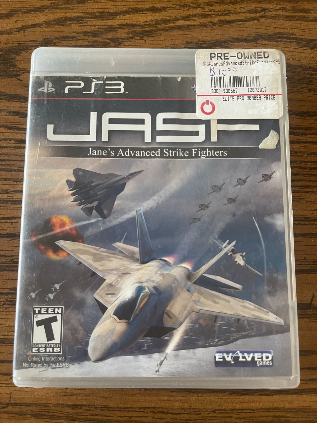 JASF Jane's Advanced Strike Fighters (Sony PlayStation 3, PS3, 2011 ...
