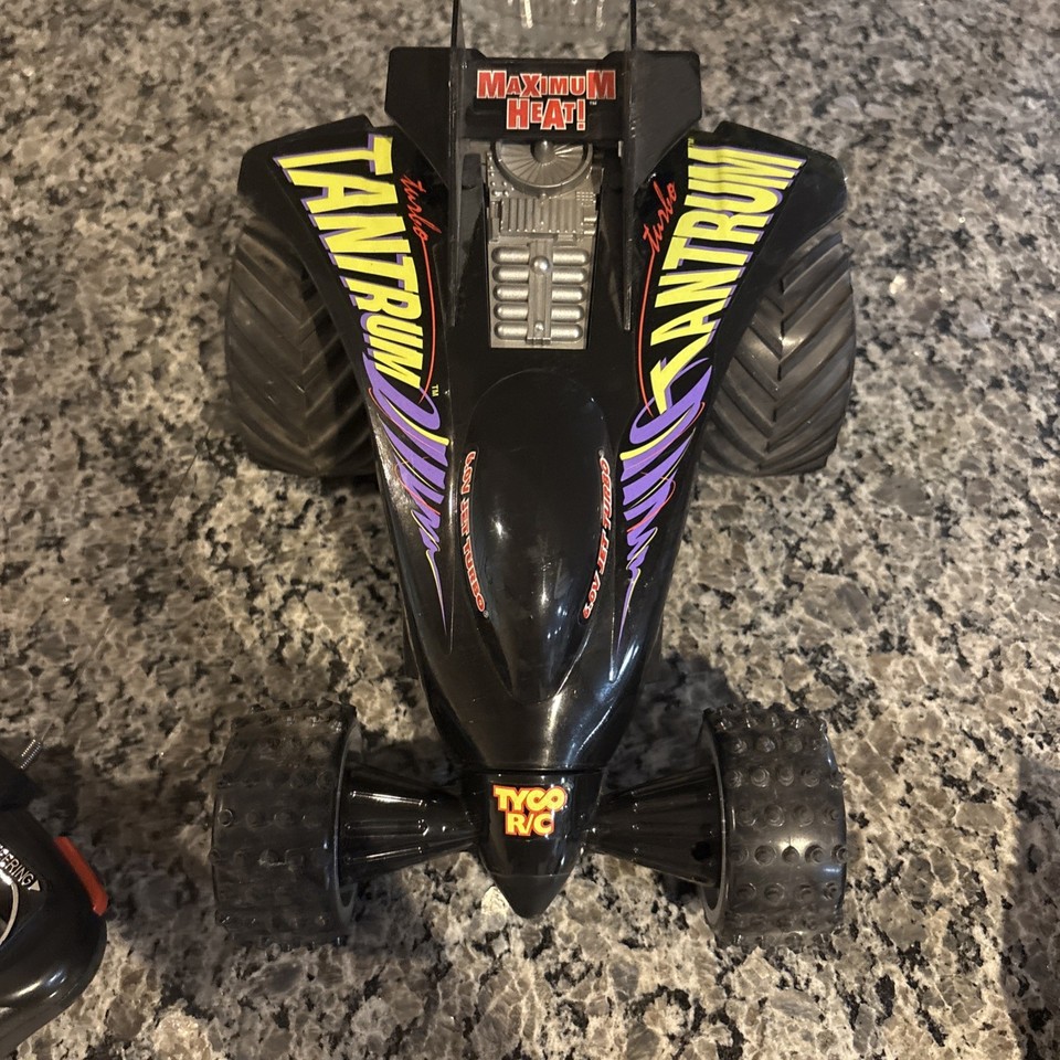 Tyco RC Turbo Tantrum Radio Control Car Buggy 6.0v Black Battery ...
