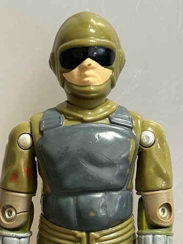 Vintage 1983 G.I. Joe ARSH Tripwire v1 Figure Only Thick Rank Insignia ...