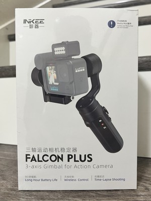 INKEE Falcon Plus 3-Axis Gimbal Stabilizer for GoPro Hero 10/9/8/7/6/5 ...