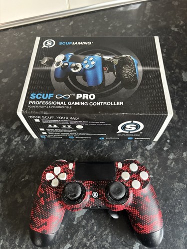 Scuf Infinity 4PS Black Red PS4/PC Controller - SPARES/REPAIR | eBay