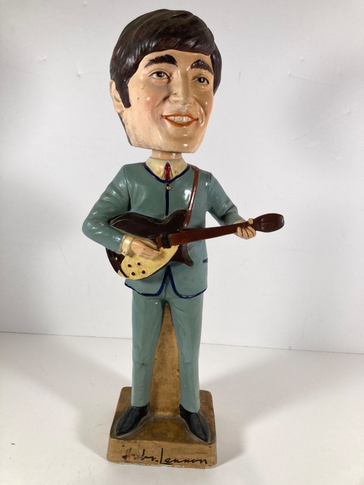 Large 15" The Beatles Set of Mascot Store Promotional Bobble Bobbin ...