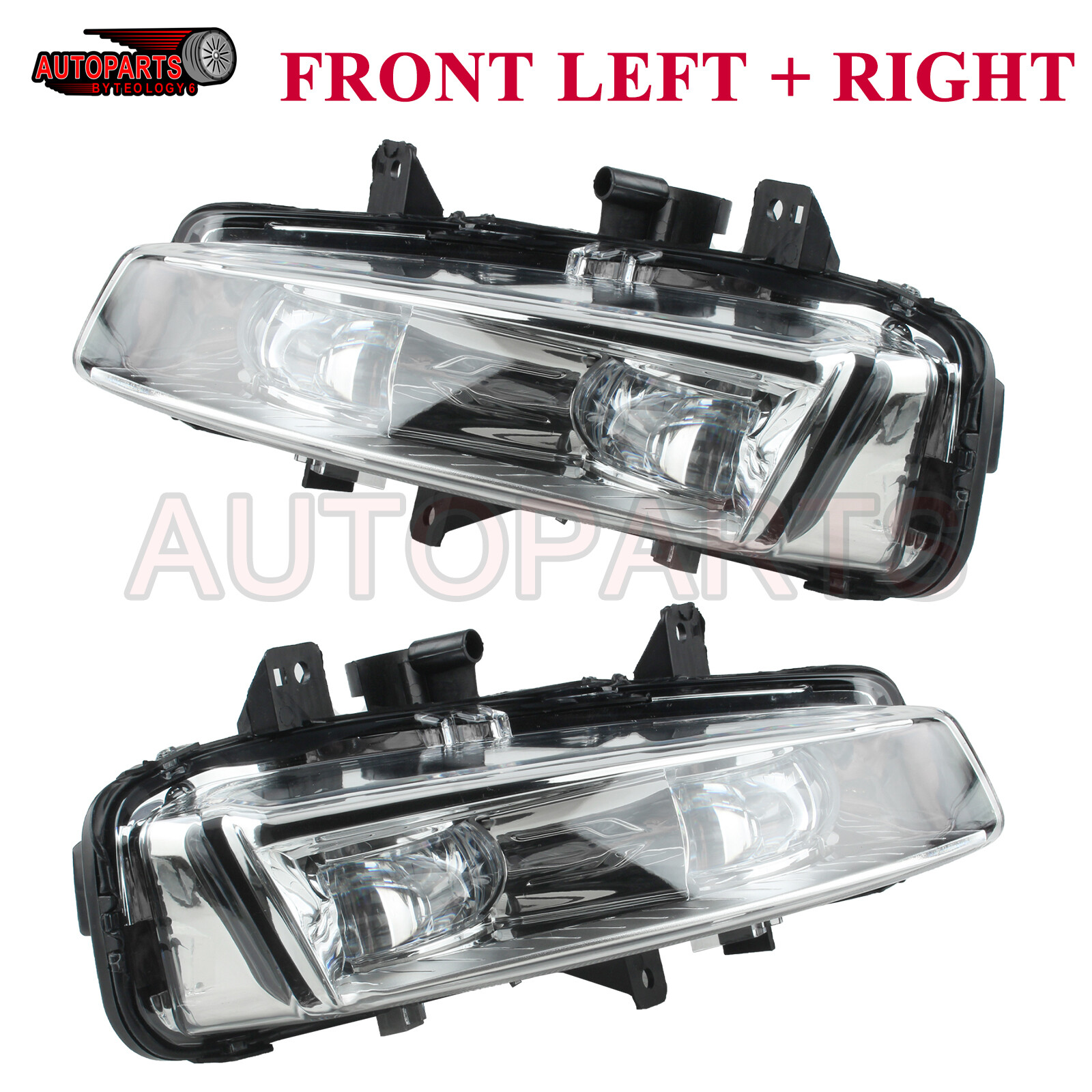2x Front LED Fog Light Lamp LR026089 LR026090 For Land Range Rover ...