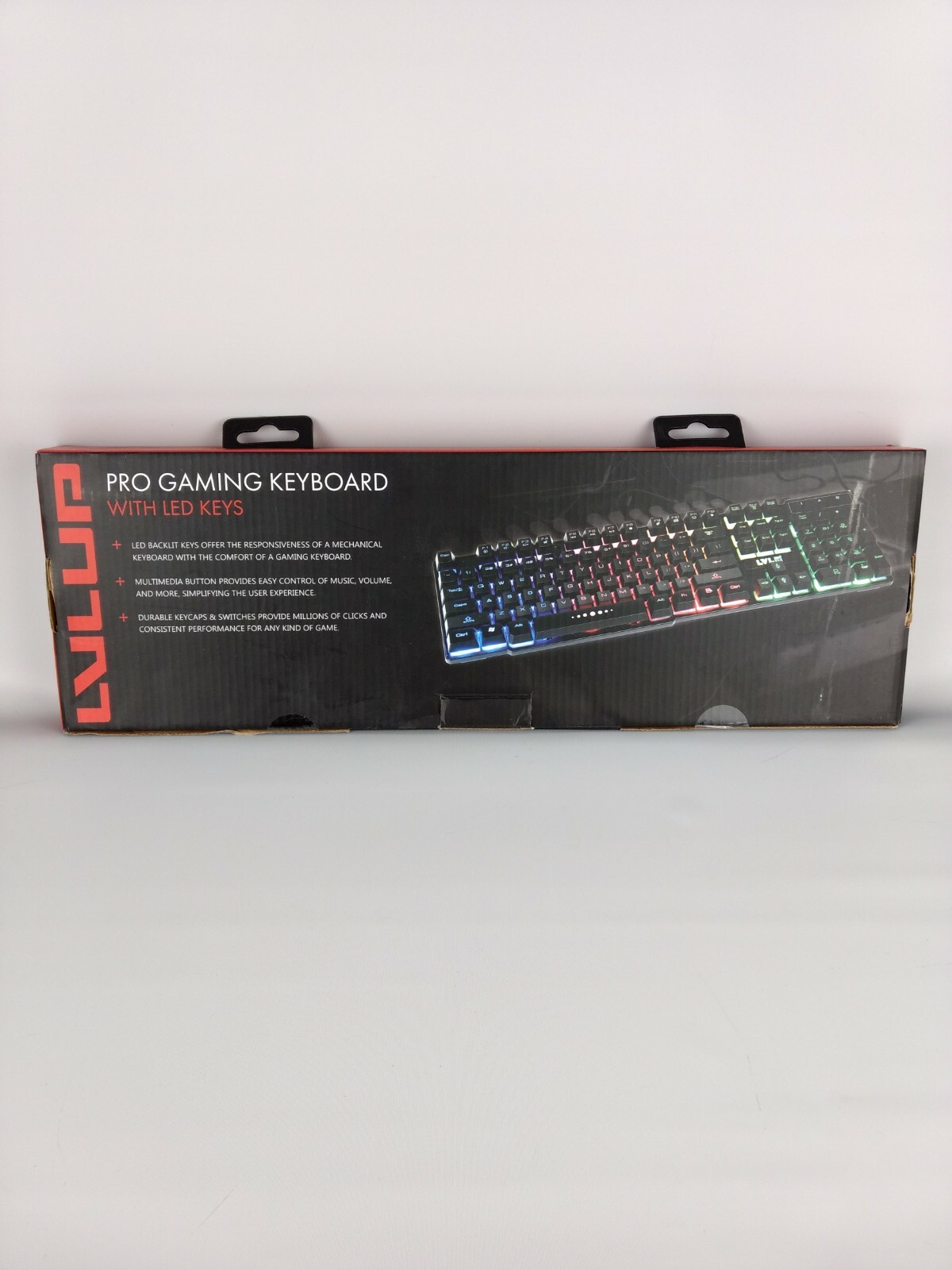Vivitar LVLUP Pro Gaming Keyboard Backlit LED Keys Open Box Tested ...