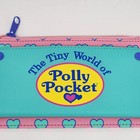 NEW 2021 MATTEL POLLY POCKET PINK + TEAL LONG CLUTCH ZIPPER WALLET W ...