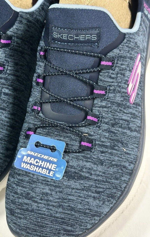 Skechers DAZZLING HAZE / Woman's / Slip-Ins / Machine Wash NAVY-PURPLE ...