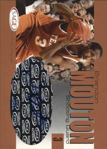 2004 SAGE Autographs Bronze #A22 Brandon Mouton/350 - NM-MT | eBay