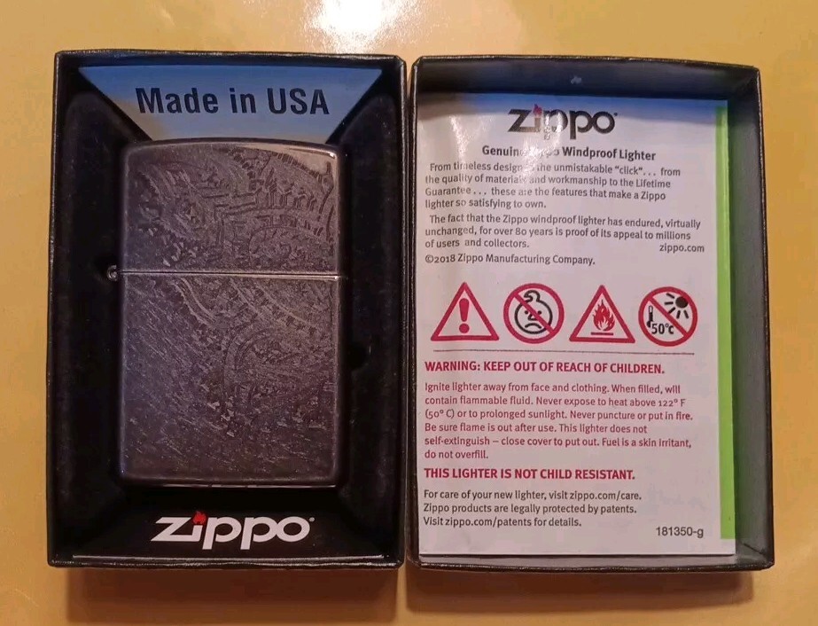 Zippo Iced Paisley Lighter - Marlboro Exclusive New In Box | eBay