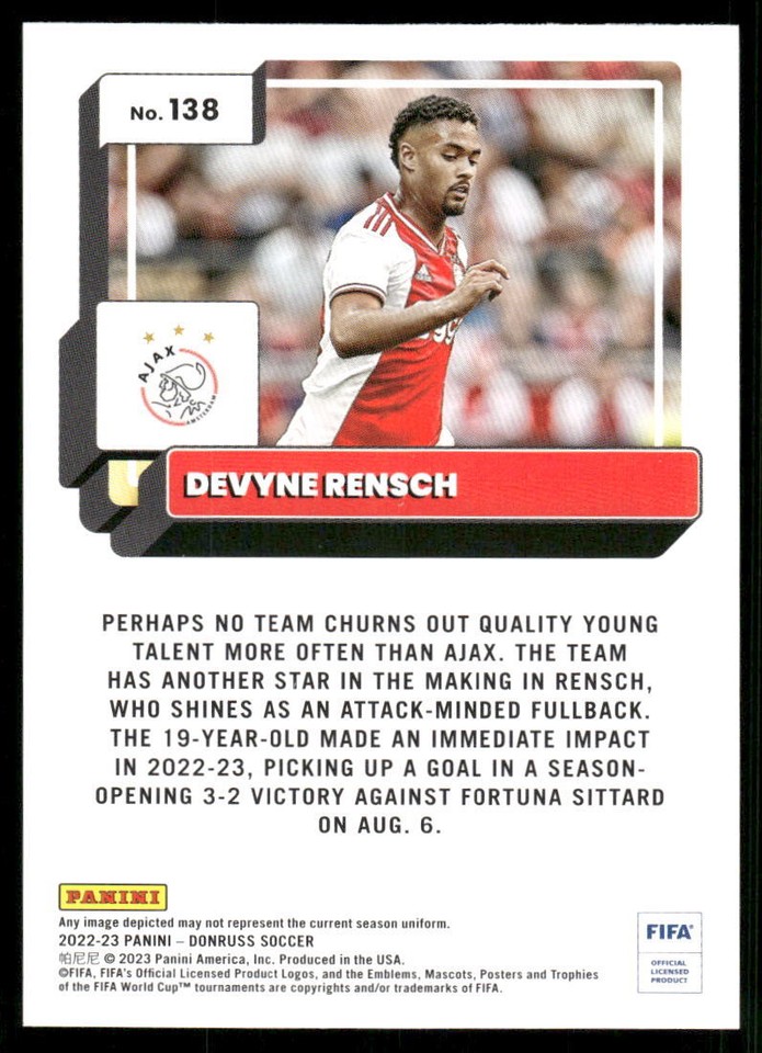 2022-23 Donruss #138 Devyne Rensch | eBay