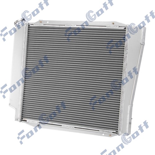 4 Row Aluminum Radiator+Shroud Fan For 1966-1977 Ford Early Bronco 5.0L ...